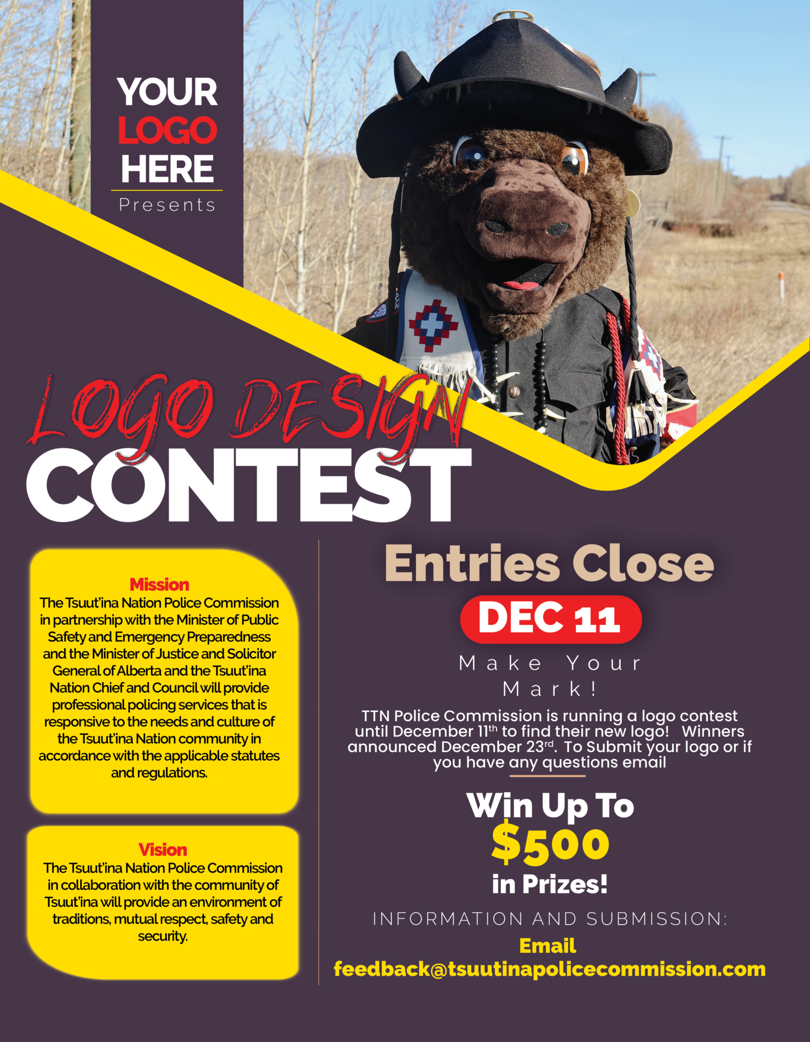 Tsuut’ina Nation Police Commission Logo Contest | Tsuut’ina