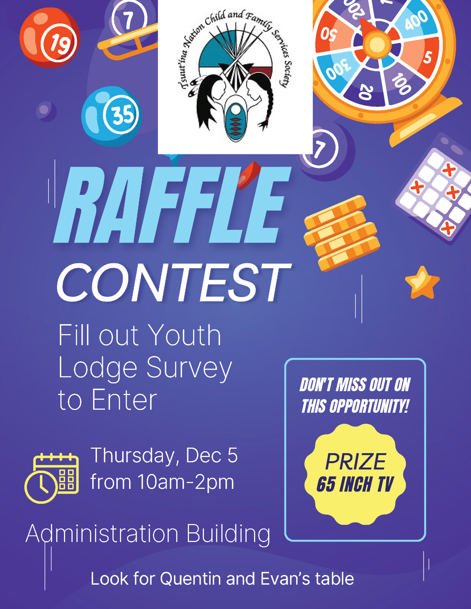 Youth Lodge Raffle Contest | Tsuut’ina