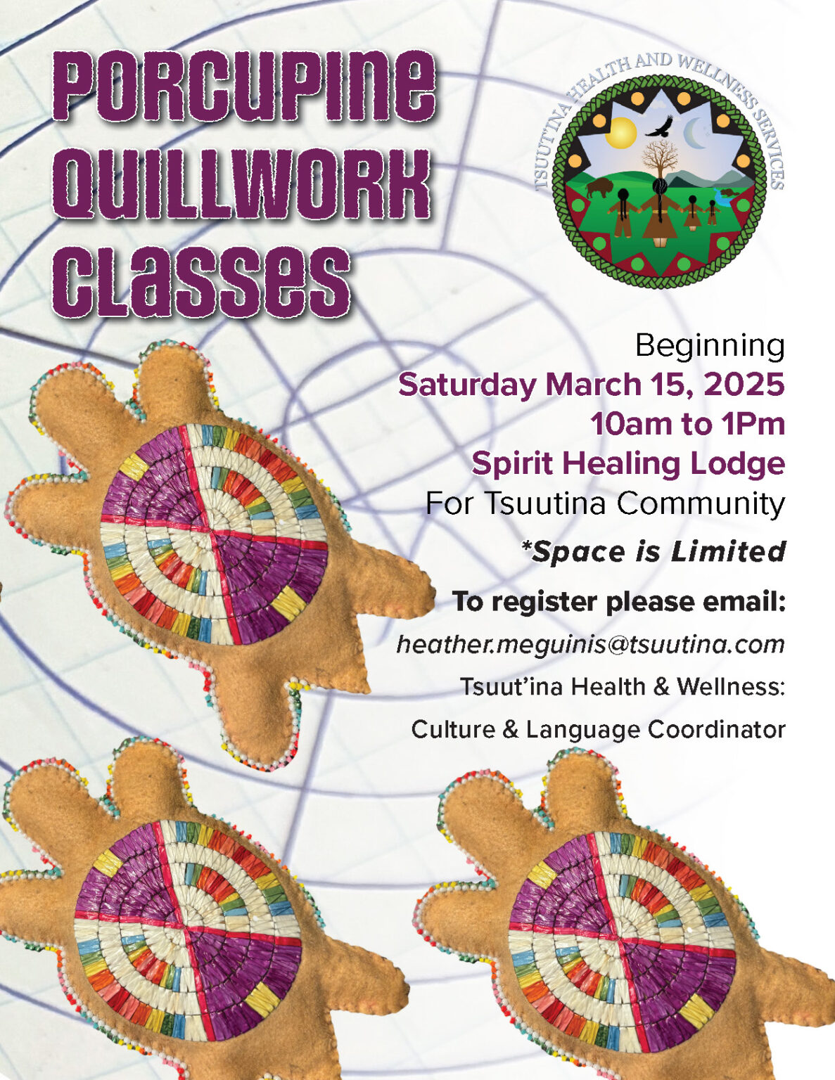 Quillwork Classes | Tsuut'ina