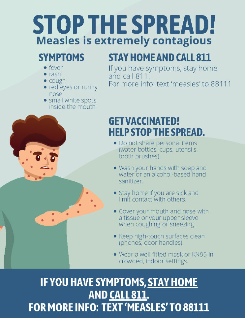 ISC Measles Update Memo and Resources for Measles Awareness | Tsuut’ina
