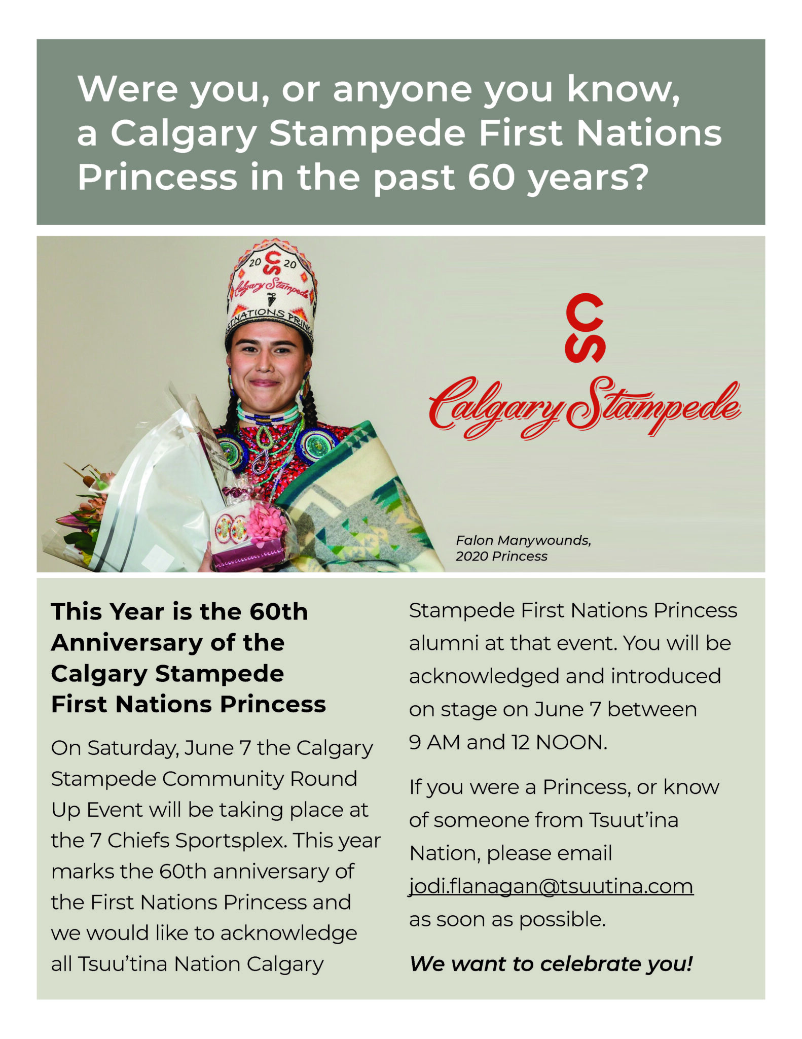 Calgary Stampede First Nations Princess Alumni | Tsuut’ina