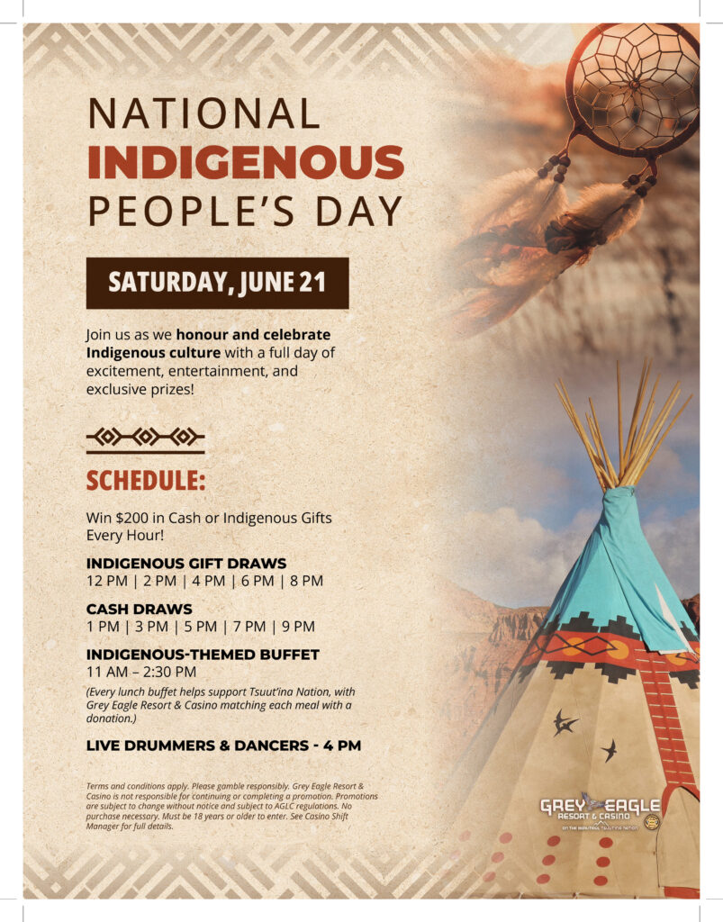 Celebrate National Indigenous People’s Day at Grey Eagle Resort ...