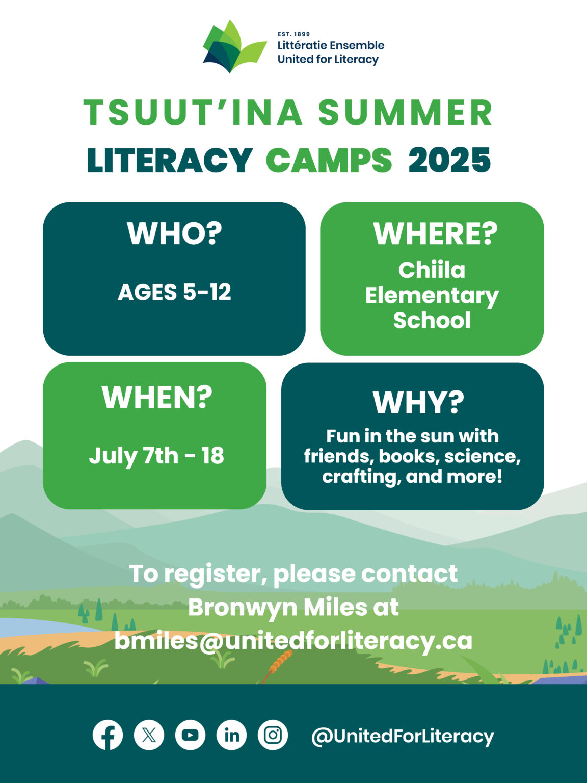 Tsuut’ina Summer Literacy Camp 2025 | Tsuut'ina