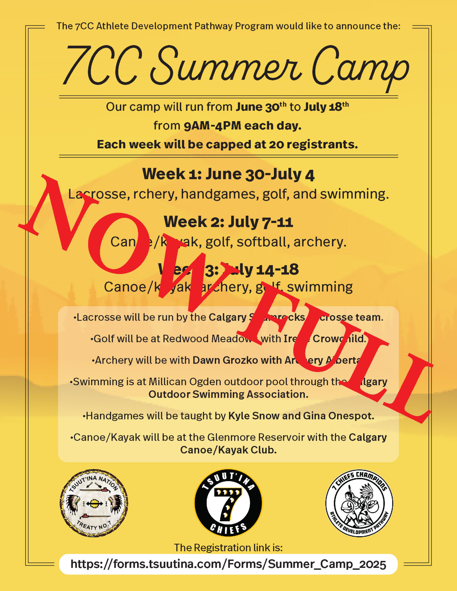 Update - 7CC Summer Camp | Tsuut’ina