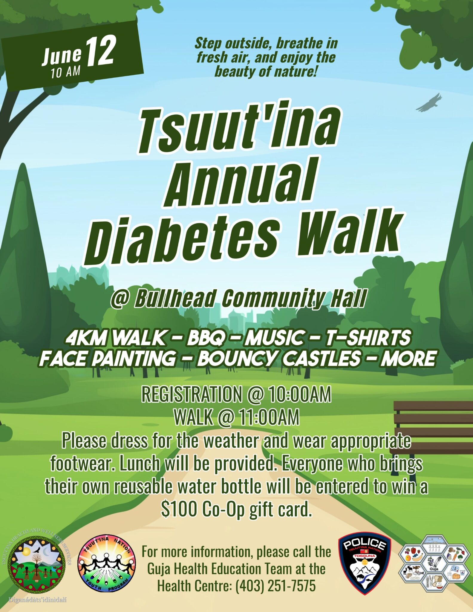 Reminder - Tsuut’ina Annual Diabetes Walk | Tsuut’ina