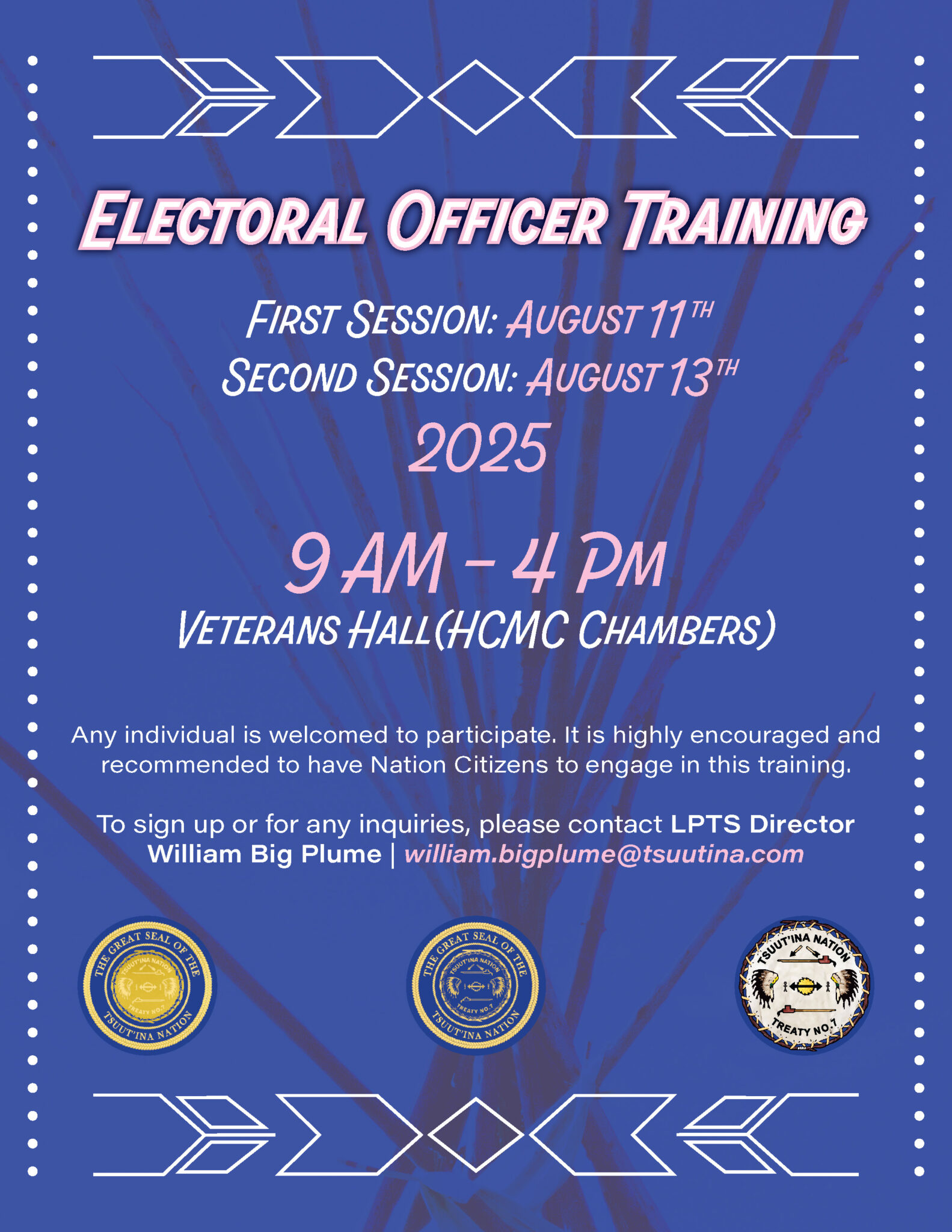Electoral Officer Training | Tsuut’ina