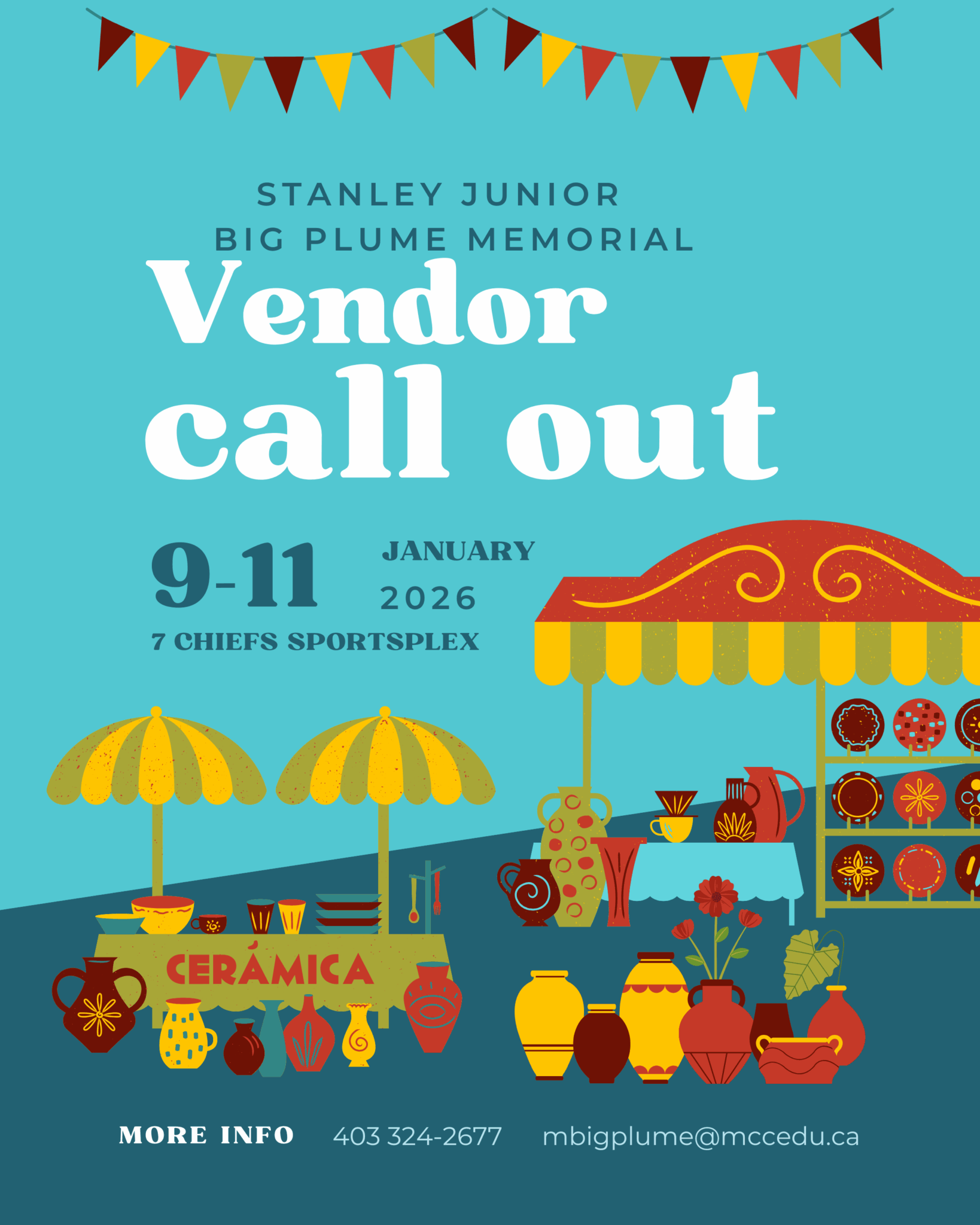 Stanley Junior Big Plume Memorial - Vendor Call Out | Tsuut’ina
