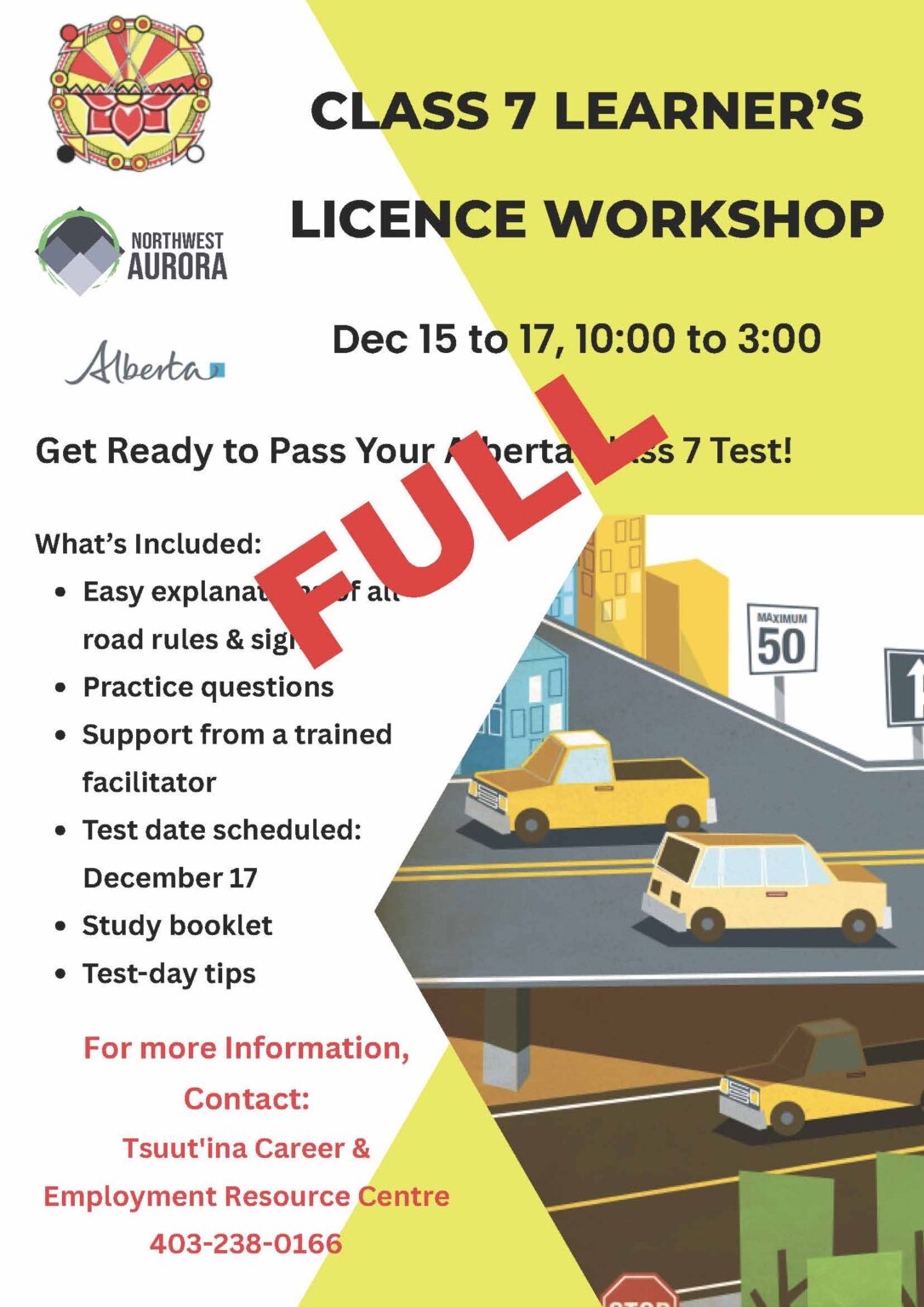 Class 7 Learner’s License Workshop - Now full | Tsuut’ina