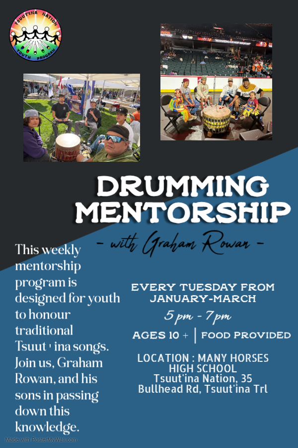 Drum Lessons - Tsuut’ina Youth Program | Tsuut’ina