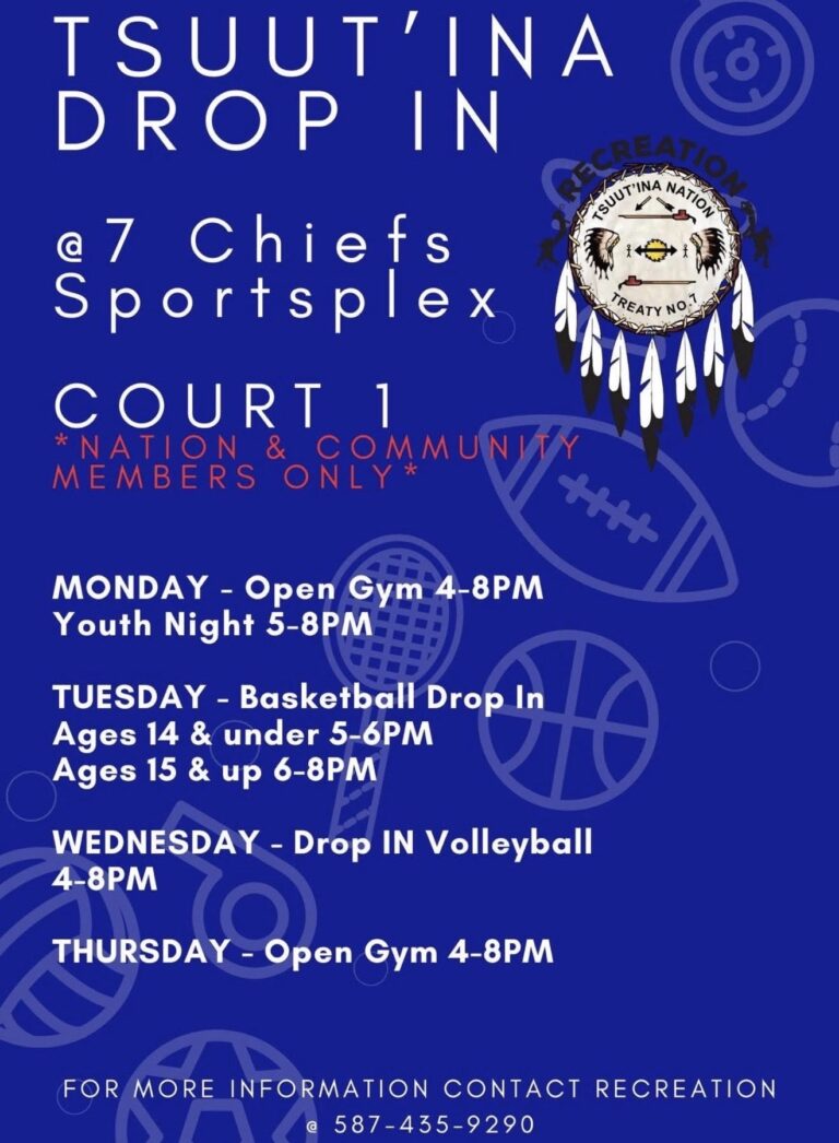 7 Chiefs Sportsplex & Chief Jim Starlight Centre | Tsuut’ina