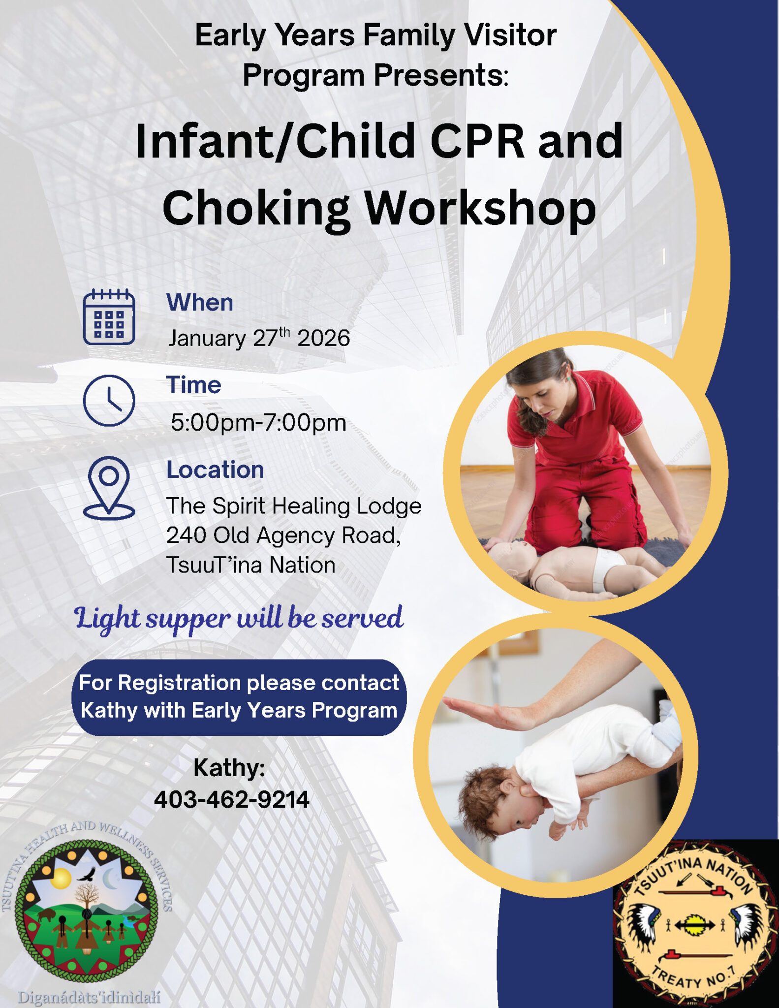 Infant Child CPR - Limited Space | Tsuut’ina