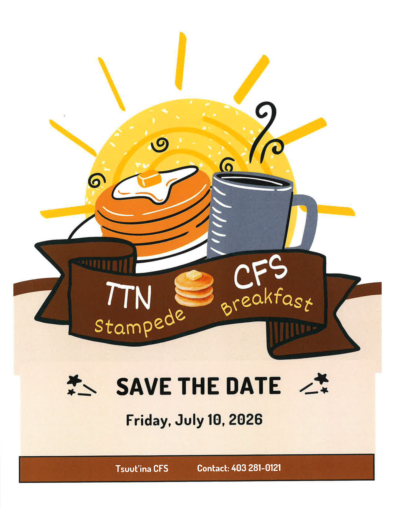 2026 Stampede Breakfast - Save The Date | Tsuut’ina