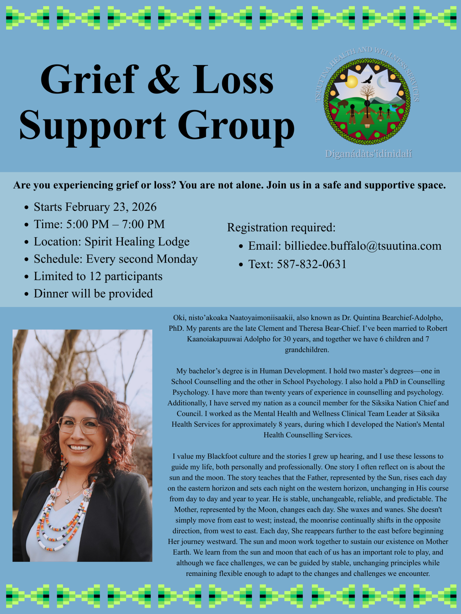 Grief & Loss Support Group | Tsuut’ina